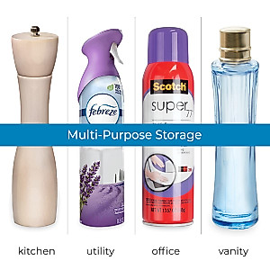 iDesign Linus Turntable, Clear