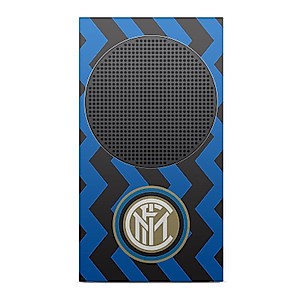 Head Case Designs Officially Licensed Inter Milan Home 2020/21 Crest Kit Vinyl Sticker Gaming Skin Decal Cover Compatible With Xbox Series S Console and Controller Bundle