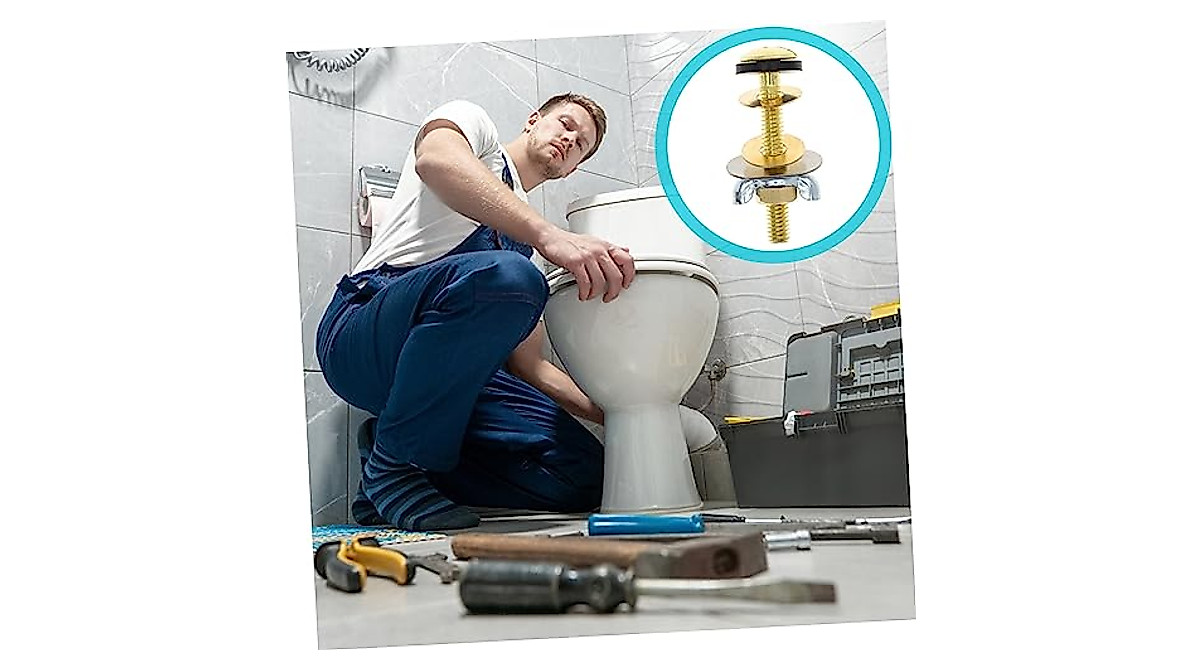 Housoutil Toilet Tank Bolts – Durable & Easy to Install