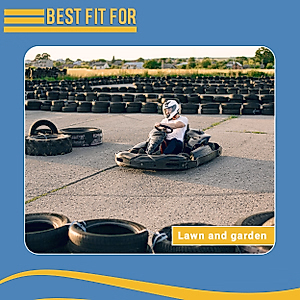 Two 4.10/3.50-6 Sawtooth Tires W/ Tr87 Bent Stem Tubes Cart Dolly 410/350-6, Ensuring Reliability and Durability for Smooth Cart or Dolly Movement - Cart Dolly 410/350-6