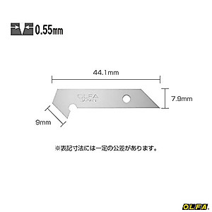 OLFA P-450 Replacement Blade for P-450 P-Cutter 5 Pieces XB13
