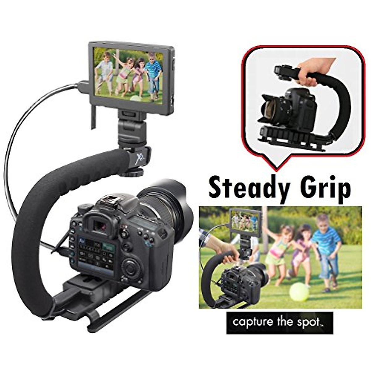 Camera Stabilizing Pro Grip Handle for Sony A5000 Alpha ILCE-5000 ILCE-5000L