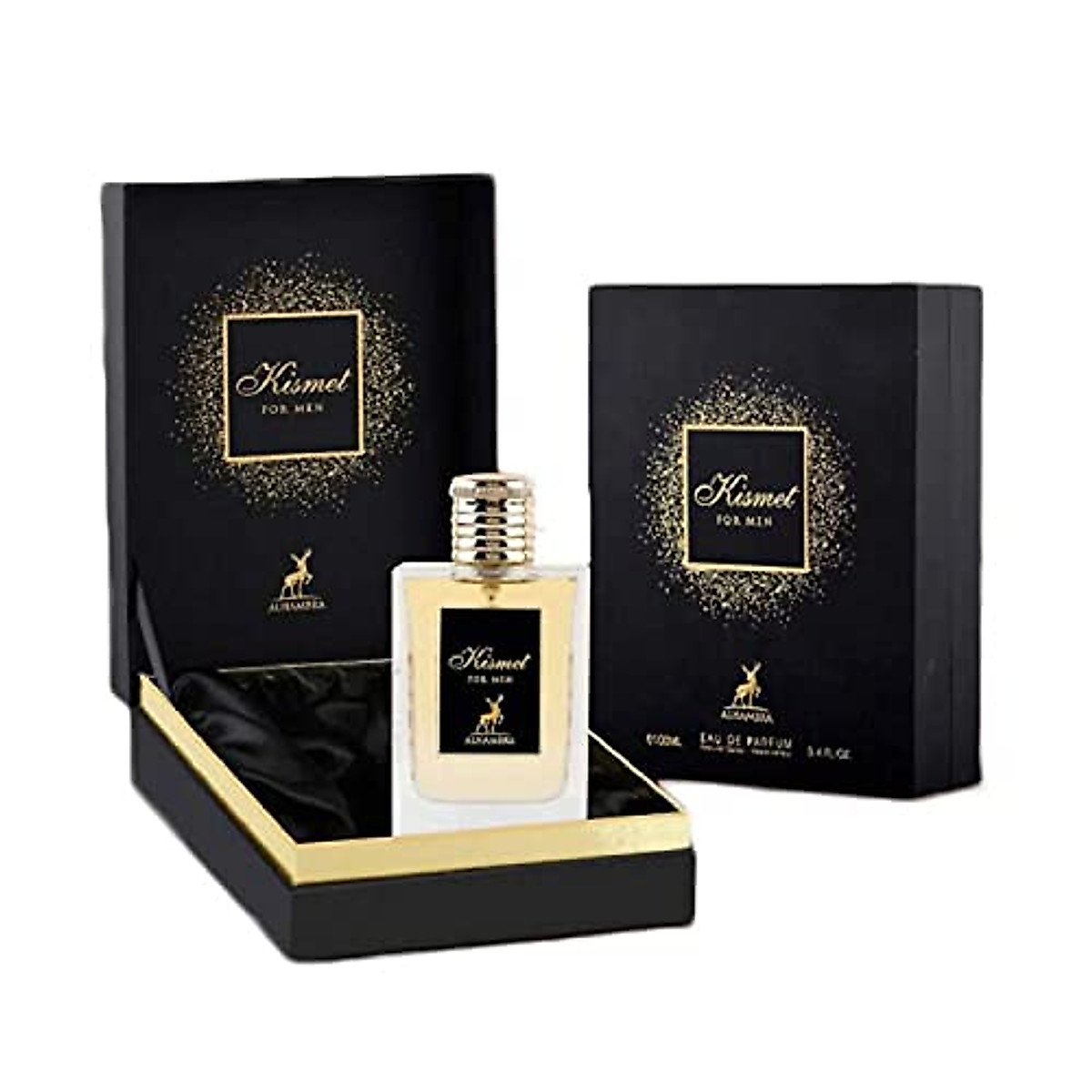 Lattafa Alhambra Kismet for Men Eau de Parfum Spray, 3.4Ounce