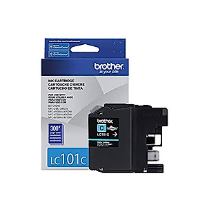 Brother LC101C OEM Ink - DCPJ152W MFCJ245 J285DW J450DW J470DW J475DW J650DW J870DW J875DW Cyan Ink (300 Yield) OEM