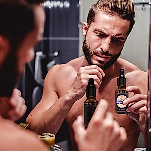 YogerYou Beard Oil 20 ml ×3 ×2 set,6 Packs Beard Oils Total,Men Mustaches Growth Beard Maintenance,Soften,Moisturizing,Strength,Stocking Stuffers Idea Gifts for Him Man Dad Father Boyfriend