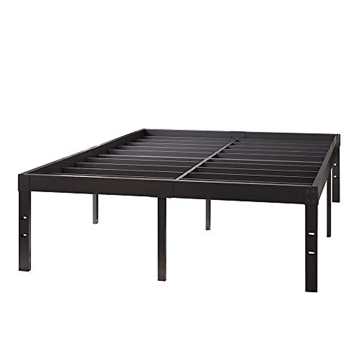 Homdock King Size Bed Frame-16 Inch Metal Platform Mattress Foundation/Sturdy Strong Steel Structure 3500 lbs Heavy Duty/Noise Free/None Slip/No Box Spring Needed/Black Finish