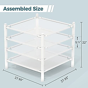 STORAGE MANIAC 4 Pack Sweater Drying Rack + Toiletry Bag for Travel