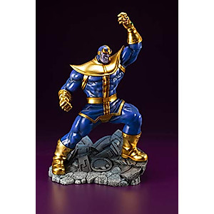 Kotobukiya Marvel Universe Avengers Series: Thanos Artfx+ Statue, Multicolor, Model:KTMK251