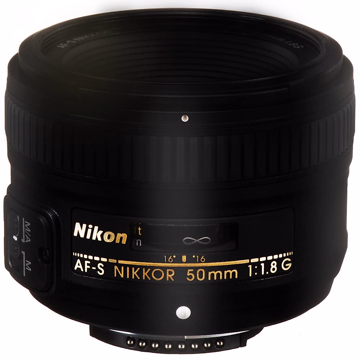 Nikon AF-S NIKKOR 50mm f/1.8G Len (Renewed)