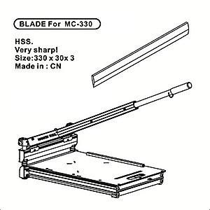 MANTISTOL MC-330 13'' Pro Laminate Floor Cutter with 13" Replacement Blade and Installation Kit