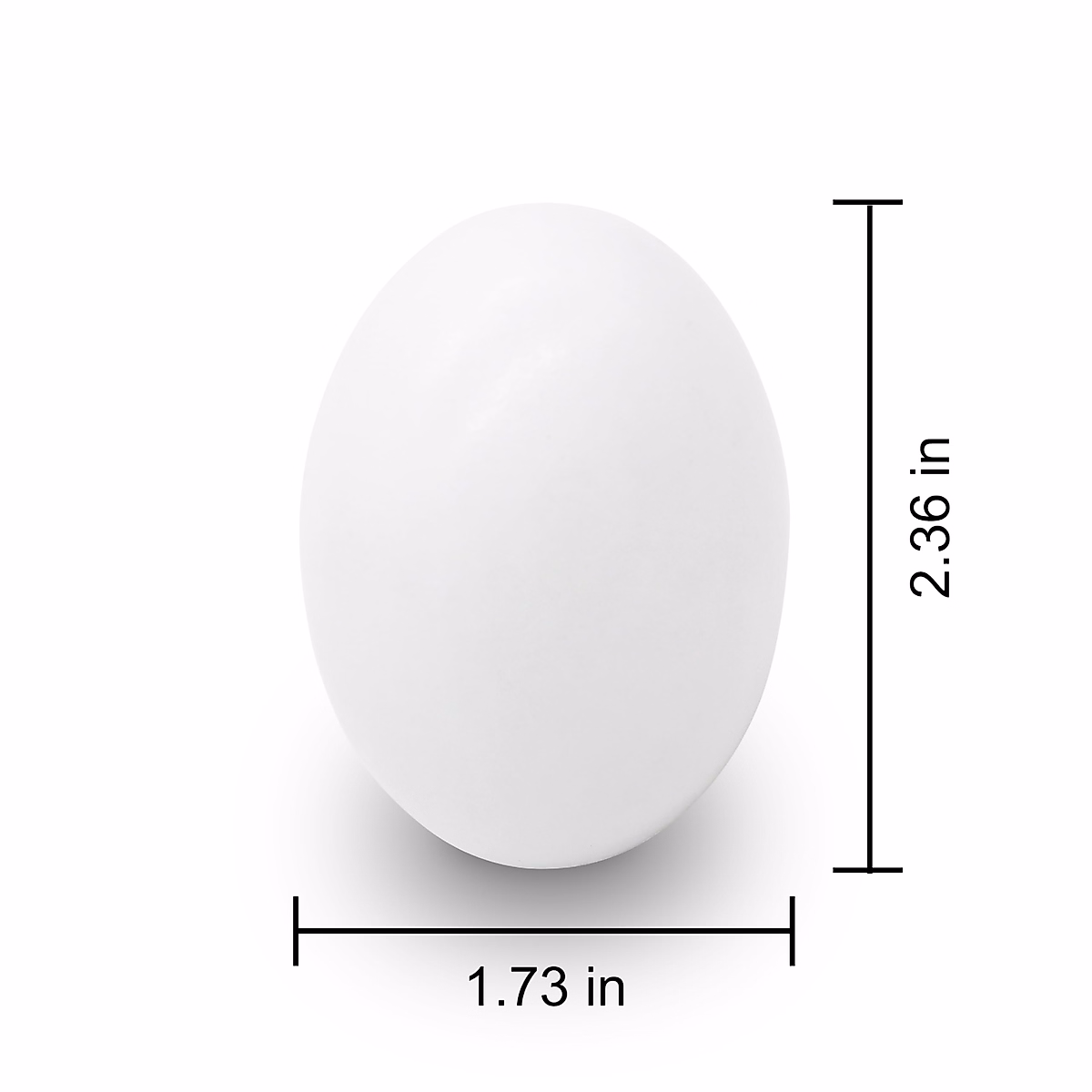 18 Pcs Easter Egg, White Wooden Eggs, Life Size Plain Decorating Eggs for Kids Easter DIY Paint Your Own Egg Decor, Easter Craft, Easter Eggs Hunt, Easter Basket Stuffers, School Activities Supplies