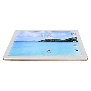 Airshi Tablet Computer, 10.1in RAM 4GB ROM 64GB HD Tablet 5G WiFi Smoothly Operation 8MP 16MP Dual Camera US Plug 100‑240V for Leisure (US Plug)