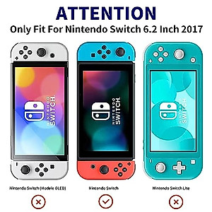avakot 3 Pack Screen Protector for Switch Nintendo 6.2 Inch 2017 | Scratch Resistant Touch Sensitive Tempered Film for Switch Nintendo | Anti-Fingerprint Tempered Glass Screen Protector for Switch
