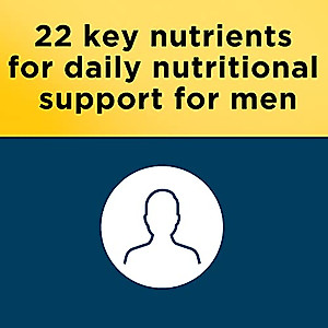 Nature Made Multivitamin For Him with No Iron, Men's Daily Nutritional Support, 90 Tablets, 90 Day Supply