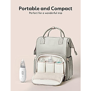 Nasal Aspirator for Baby, HAUTURE Baby Nose Sucker, Self-Cleaning Nose Cleaner for Toddler, 3 Suction Levels, 2 Modes, Nasal Tweezers, 5 Hours Fast Charge for 60 Days