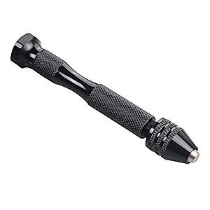 62 Pieces Pin Vises Hand Drill Bits Set Micro Twist Manual Rotary Hobby Drill Tools with Clamp for Jewelry Making, Craft Carving, DIY, Woodworking, Plastic, Shells, Resin or Model Making (0.3-3.0mm)