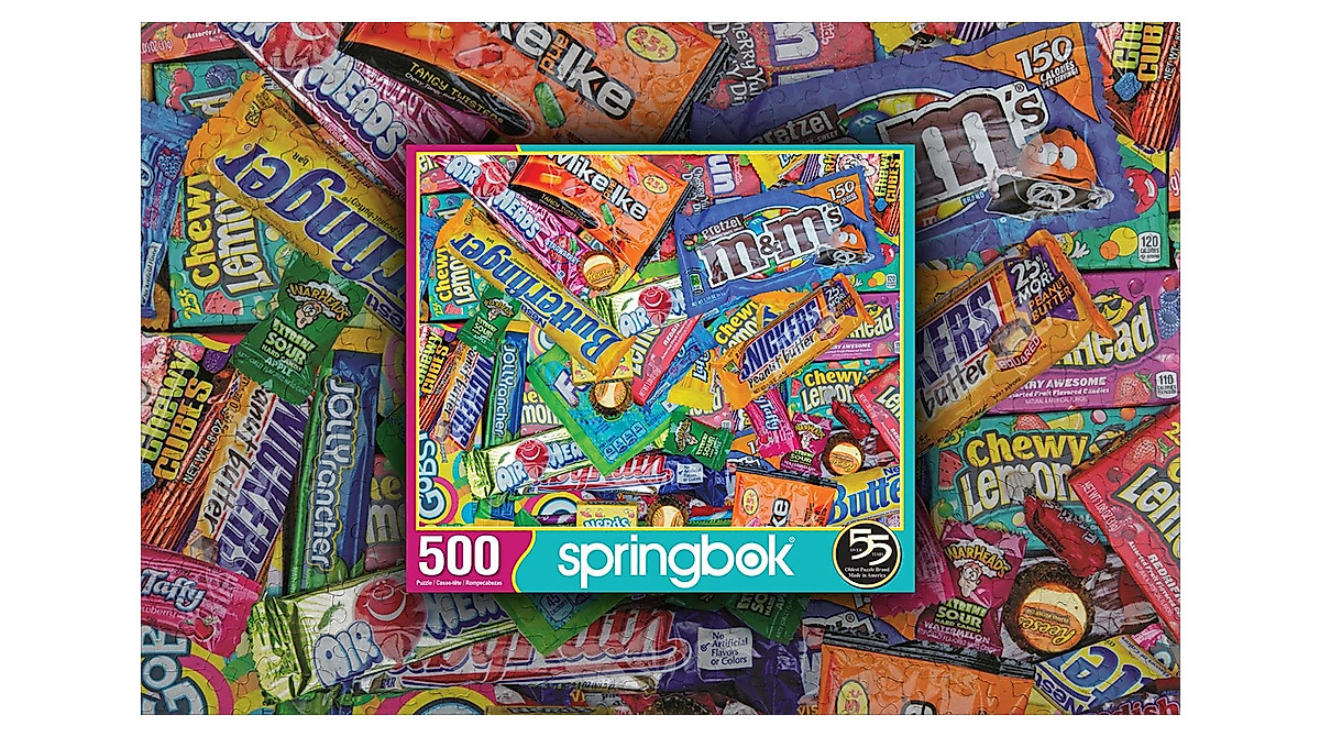 Springbok 500 Piece Jigsaw Puzzle: Sweet Tooth Delight