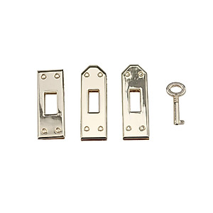 Semetall Purses Locks Kits Closure Wallet Locks Metal Twist Turn Lock Closure for DIY Handbag Shoulder Bag Making Accessories(Set of 7,Golden)