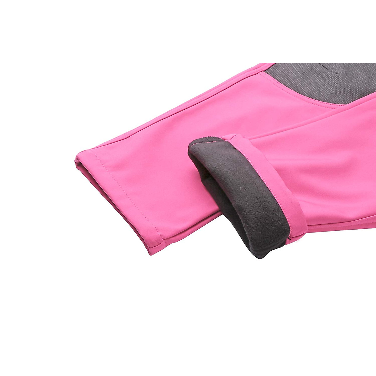 DAFENGEA Women's Snow Ski Pants Fleece Hiking Waterproof Windproof Softshell Outdoor Snowboard Pants,CFK1682W-Pink-S