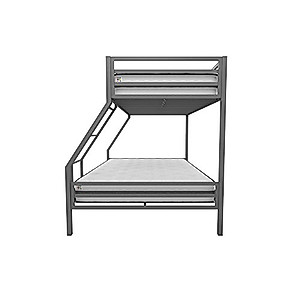 Novogratz 4146429N Maxwell Metal Bunk Bed, Twin over Full