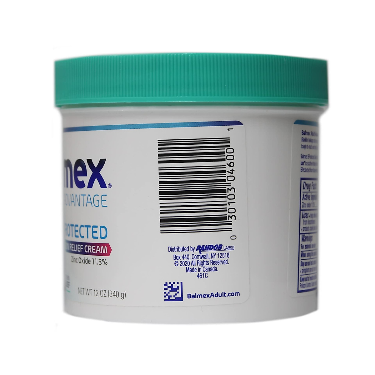 Balmex Adult Care Rash Cream 12 oz (pack of 6)