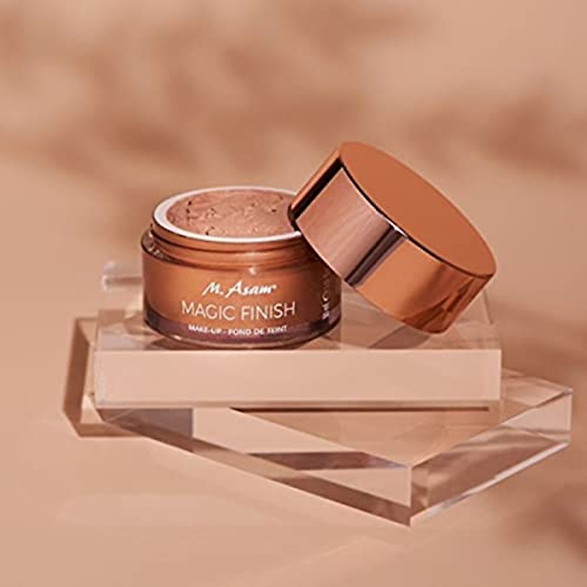 M. Asam Magic Finish Make-up Mousse – 4in1 Primer, Foundation, Concealer & Powder with buildable coverage, adapts to light & medium skin tones, leaves skin looking flawless, 1.01 Fl Oz