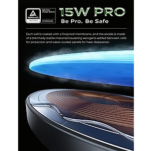 LISEN for Magsafe Car Mount Charger 15W, [360° Rotation] iPhone Wireless Car Charger Magnetic Foldable Car Phone Holder, for Dashboard Magsafe Charing Mount Fits iPhone 15 14 13 12 Pro Max Plus