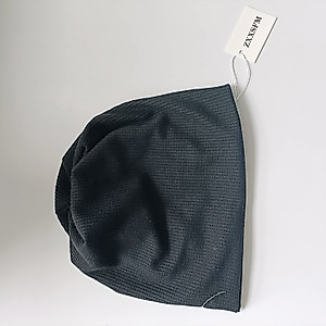 ZXXSFM- Hats，Womens Knitted Beanie Waffle Slouchy Skullcap for Men Stretchy Thin Acrylic Hat