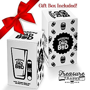 Dad Beer Glass & Bottle Opener Kit - Working on my Dad Bod Mug