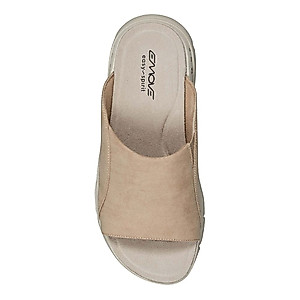 Easy Spirit Women's MARI2 Sport Sandal, Beige, 8 Wide