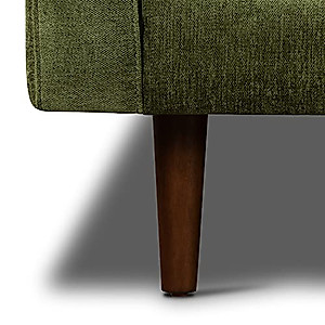 POLY & BARK Napa, Distressed Green Velvet, 88.5" Sofa