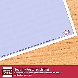 DocuGard Advanced Blue Multi-Purpose Security Paper, 7 Features, 8.5 x 11 Inches, 24 lb, 500 Sheets (04546)