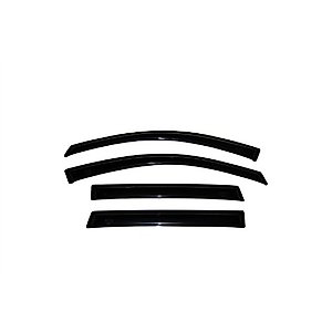 Auto Ventshade [AVS] Ventvisor / Rain Guards | Smoke Color, 4 pc | 94103 | Fits 1998 - 2005 Volkswagen Jetta Sedan (Old Body Style)