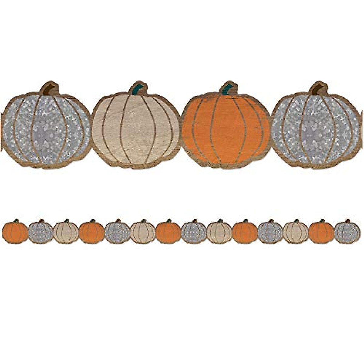 Teacher Created Resources Home Sweet Classroom Pumpkins Die-Cut Border Trim (TCR8454)