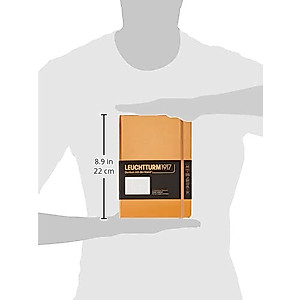 LEUCHTTURM1917 Metallic Special Edition - Medium A5 Dotted Hardcover Notebook (Copper) - 251 Numbered Pages