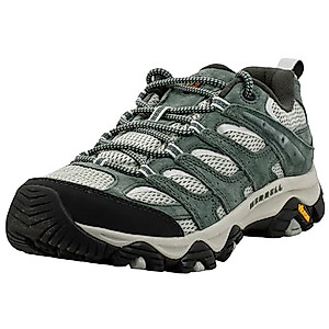 Merrell Moab 3 Shoes for Women - Breathable Leather, Mesh Upper, and Classic Lace-Up Closure Shoes Laurel 8 M