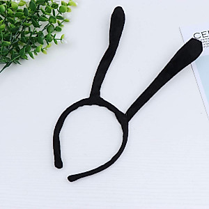 Tentacle Headband Ant Antenna Headband Cartoon Animal Tentacle Hair Bands Hair Hoops Cosplay Party Makeup Headband (Black)