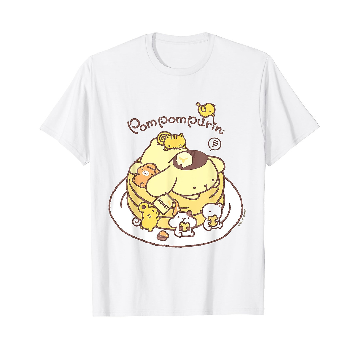 Pompompurin Pancake Friends Tee Shirt T-Shirt