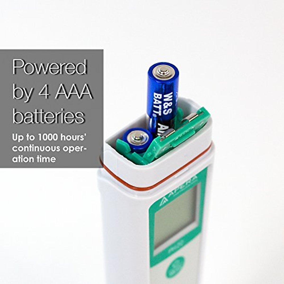 Apera Instruments Value Series EC20 Conductivity (EC) Pocket Tester Kit, ±1% F.S Accuracy in 0 to 20 mS/cm, BPB Sensor
