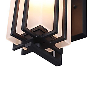 Outdoor Wall lamp Home Garden lamp - Waterproof Design, Environmental Protection and Energy Saving, Modern Minimalist Outdoor Lighting Balcony Aisle Wall lamp E27 Screw (excluding Light Source)