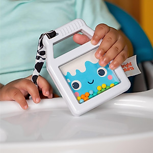 Bright Starts Cookies & Teethe 2-in-1 Rattle and Teether Activity Toy, Soothe Sore Gums, Entertain Baby with Rattle Toy, Unisex, 3 Months+