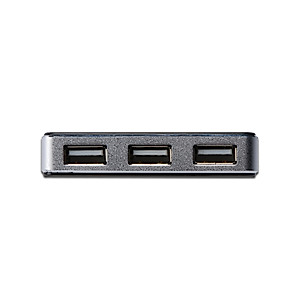 DIGITUS USB hub - 4 Ports - High-Speed USB 2.0-480 MBit/s - Plug&Play - Connection Cable 66 cm - Black