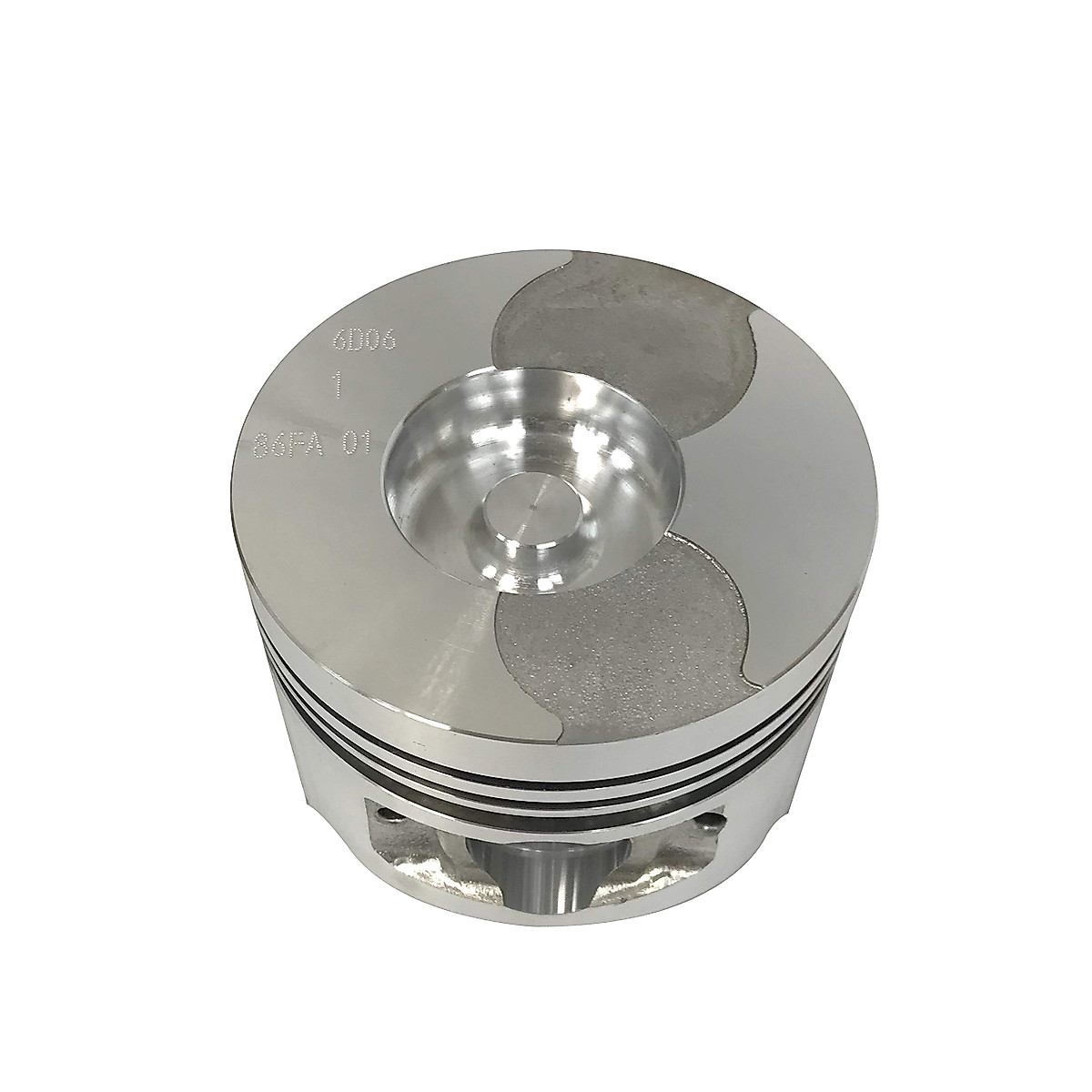 POWER PRODUCTS Aluminum Alloy Piston & Piston Ring Pin Clip Kit for 186FA 186FAE 418CC 10HP Diesel Engine Diameter 86MM Height 78 MM