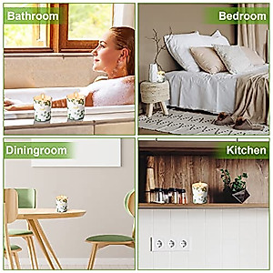 8 Pack Sage Candles for Home Scented, Soy Wax Candle Sage Aromatherapy Candle Fragrance Jar Candles for Cleansing House Negative Energy, Meditation, Smudge