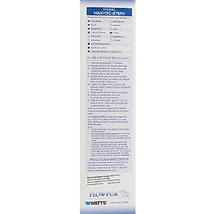 Watts Water Technologies MAXVOC-975RV 0.5 Micron Filter Cartridge
