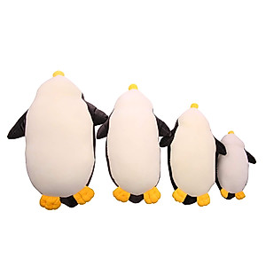 DENTRUN Penguin Stuffed Animals Bulk, Cute Penguin Plush Doll Play Toys for Kids Girls Boys Adults Birthday Xmas Halloween Present Adorable Soft Plushies, 12.20/18.11/22.44/25.98 Inchs, Blue, Black