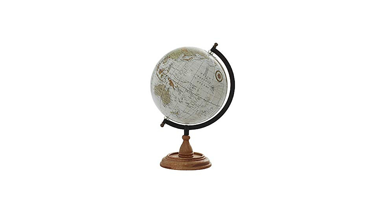 Deco 79 Mango Wood Globe - Elegant Home Decor