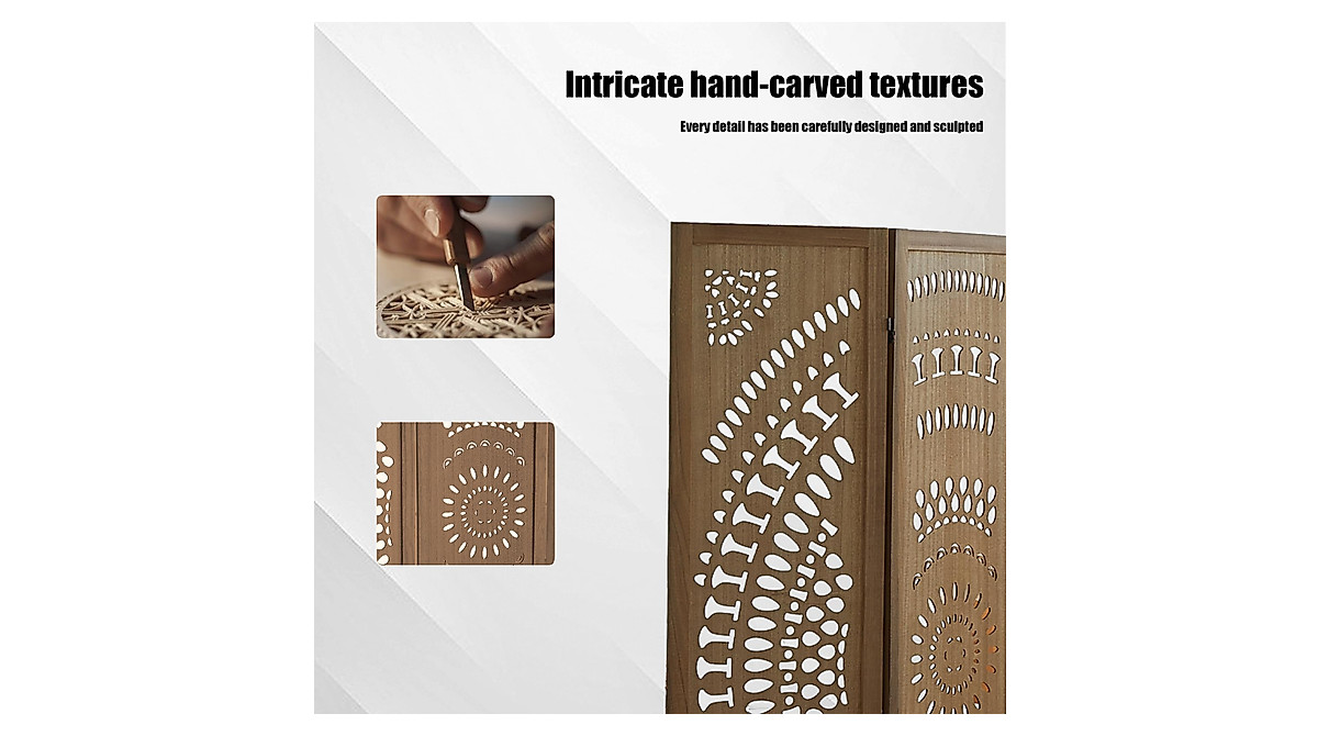 ALeesing 6 Panel Boho Room Divider - Stylish & Practical
