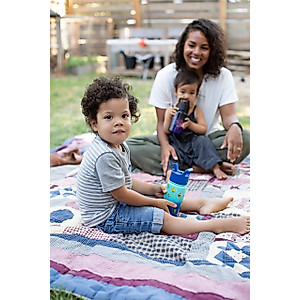 Simple Modern Paw Patrol Kids Water Bottle with Straw Insulated Stainless Steel Toddler Cup for Boys, Girls, School | Summit Collection | 14oz, Chase on the Case