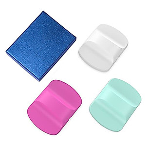 YOUCOX Magnetic Slider Block Replacement, Compatible with YETI Magnetic Lid 10oz, 14oz, 16oz, 20oz, 26oz, 30oz (Mint Green + White + Purple)